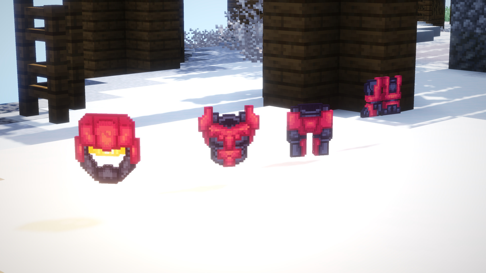 Red Warrior Set | Chunkfactory